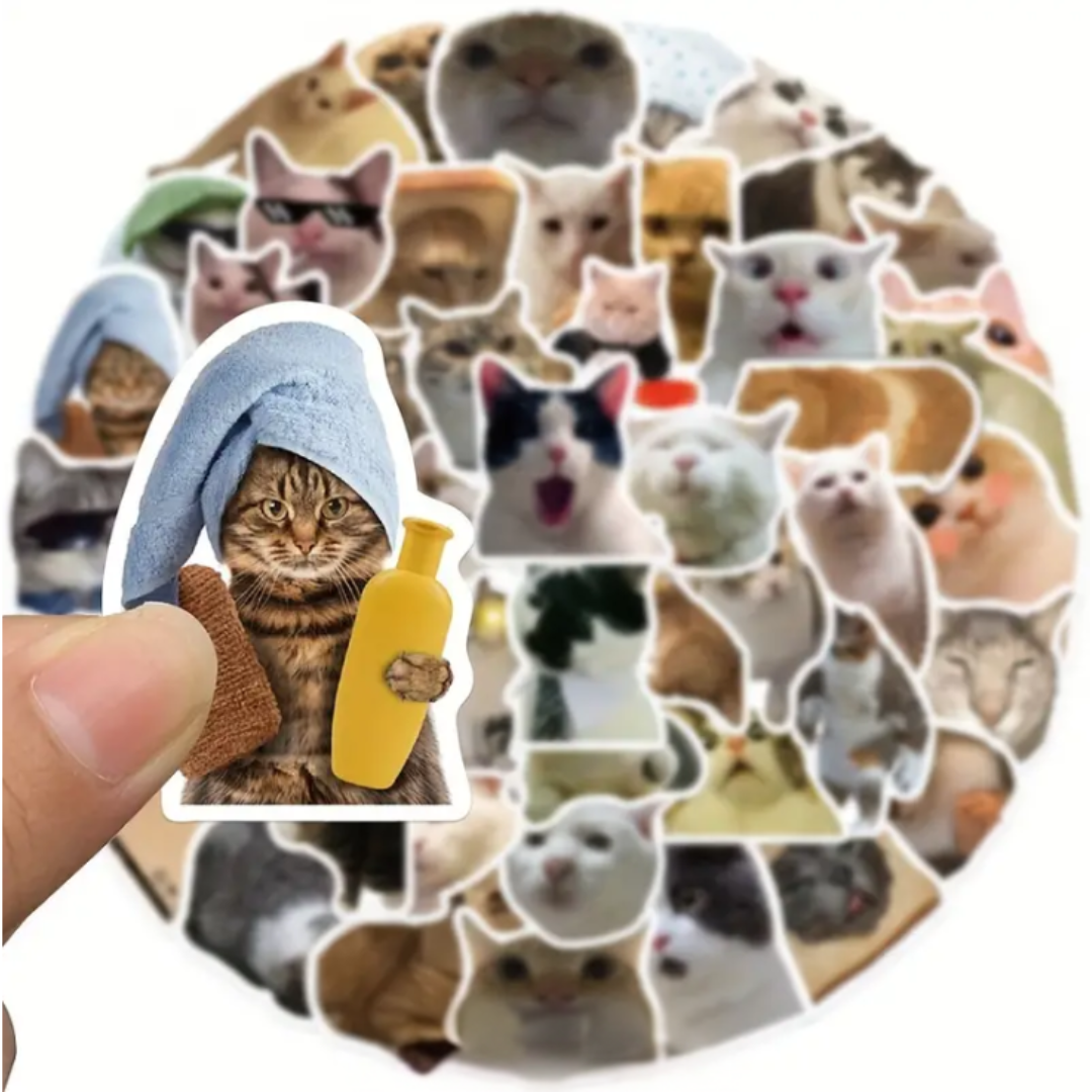30-Pack Kawaii Cat Stickers | $1.99 Shipping AU | The Cat Park